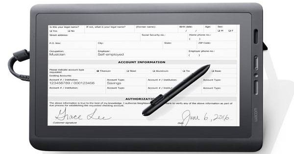 Wacom DTK-1651 Signature Display