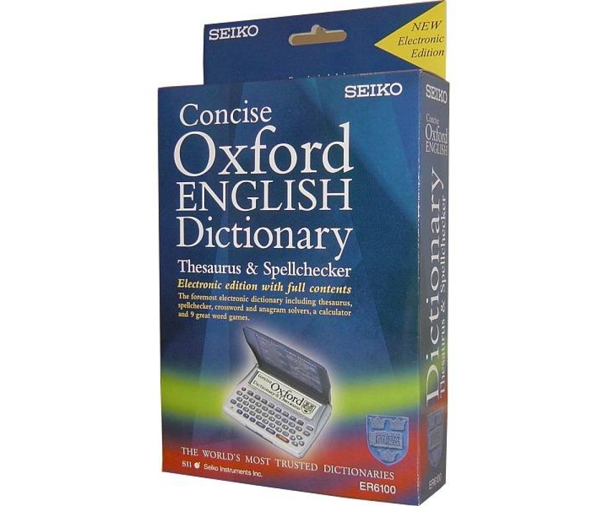 Oxford English Electronic Dictionary by Seiko