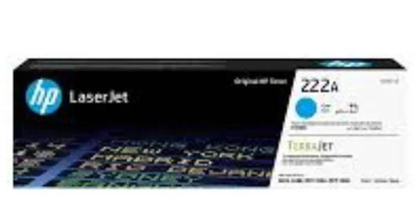 HP W2221A Cyan 222A original cartridge in multimedia kingdom