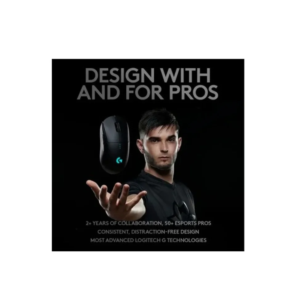 Logitech G PRO Wireless Mouse Black | Multimedia Kingdom